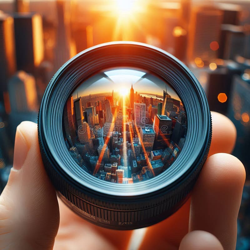 15 49 Lens Focus a Visual Effect that Emphsizes or Blurs Certai Stock ...