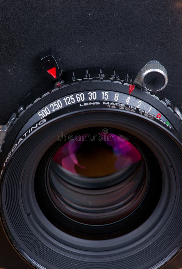 Lens for Large Format Camera Stock Photo - Image of gear, focal: 21760010