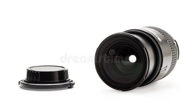 Lens and lens cup stock image. Image of round, cover - 37730209