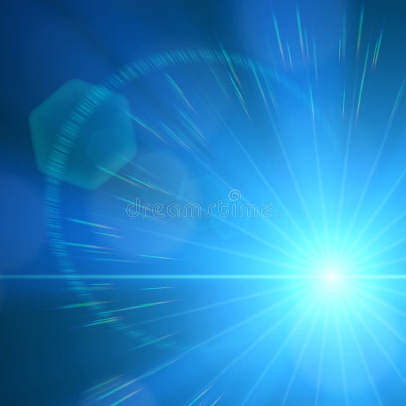 Lens Patch of Reflected Light Flares Stock Illustration - Illustration ...