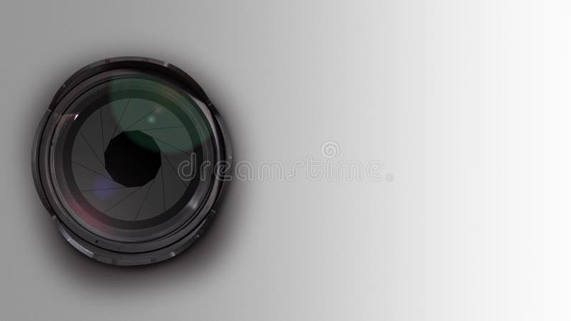 Aperture of the Diaphragm on the Photographic Lens Stock Footage ...