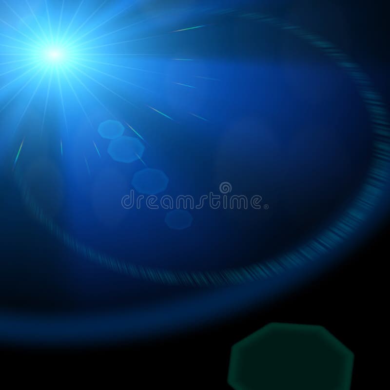 Lens Patch of Reflected Light Flares Stock Illustration - Illustration ...