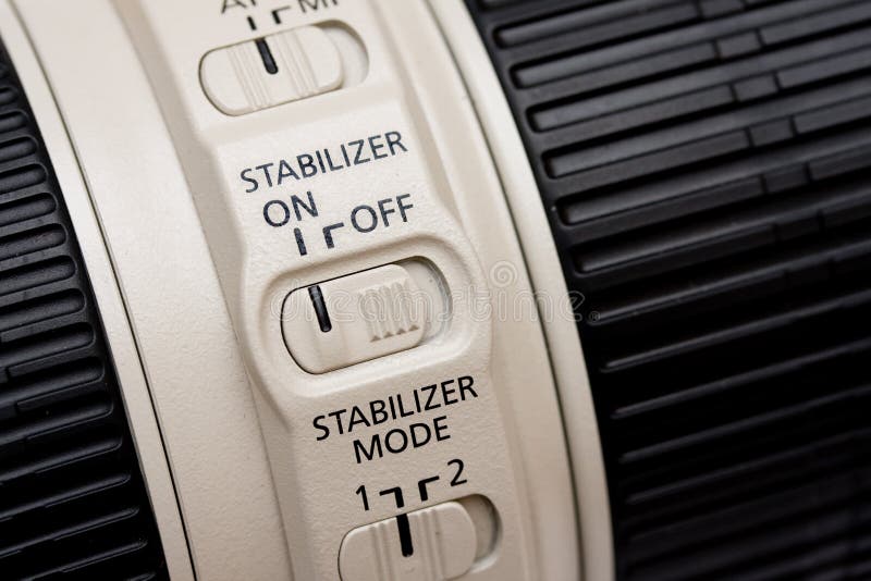 Lens stabilizer stock photo. Image of stabilizer, switch - 7583244