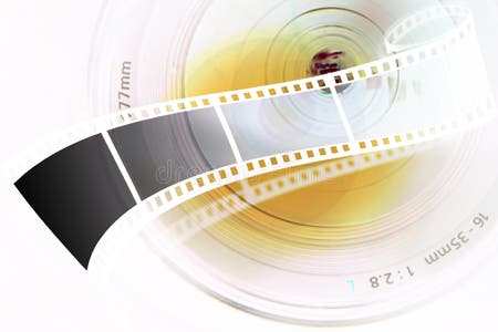 Lens strip stock illustration. Illustration of focus, holes - 516373