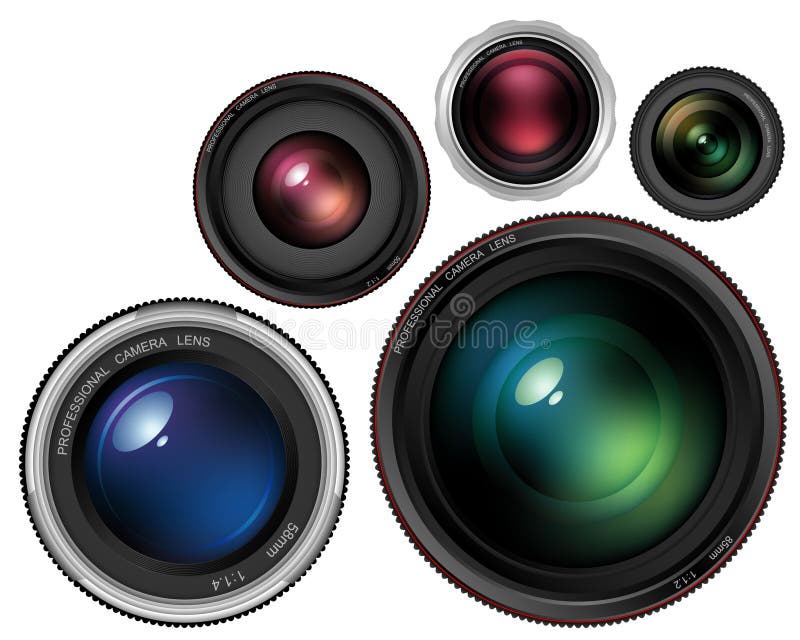 Camera lens stock vector. Illustration of vector, camera - 10029933