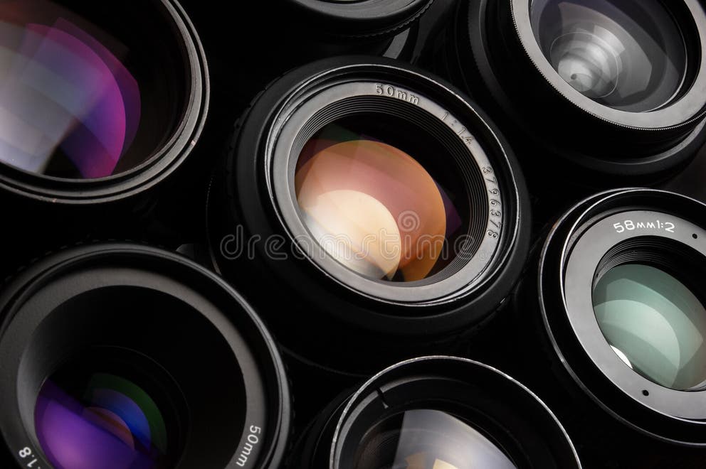 Lenses stock photo. Image of technique, telephoto, professional - 16255150
