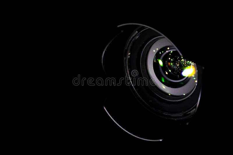 Lenses Reflection Flare Lights on Shutter of Photo, Video Camera ...