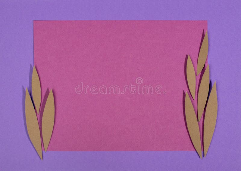 Lent Background. Minimalist Purple Composition with Empty Space for ...