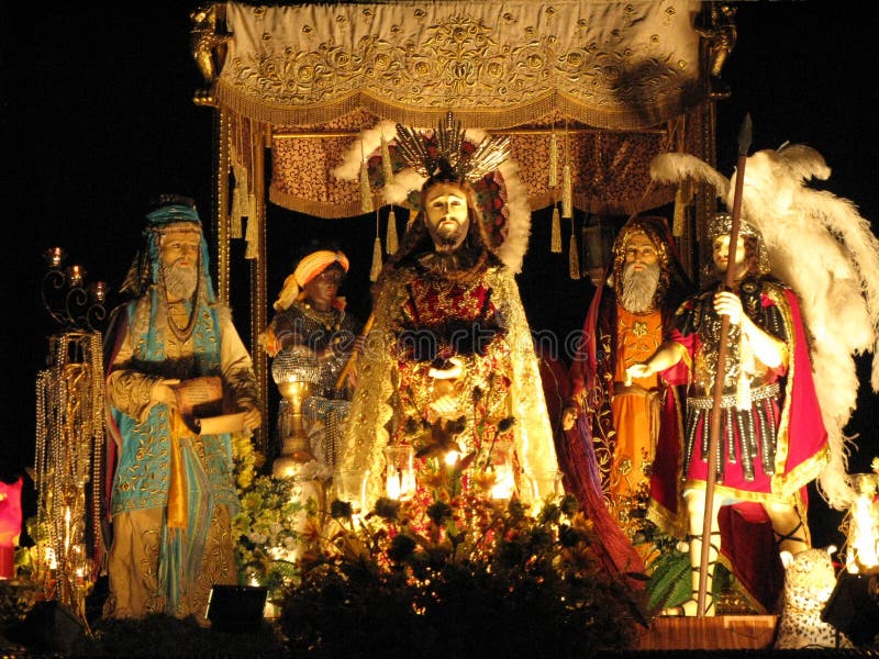 Lenten season procession stock image. Image of philippines - 46805929