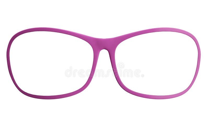 Lentes rosadas stock de ilustración. Ilustración de ayuda - 50564404