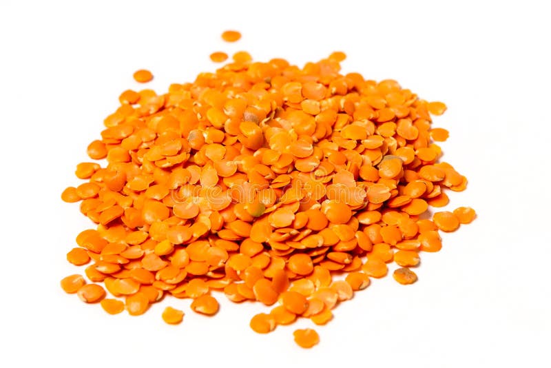 Lenticchia rossa immagine stock. Immagine di rosso, nutrizione - 76725733
