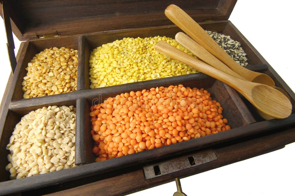 Lentil Box stock photo. Image of cook, beans, bean, gunny - 43790776
