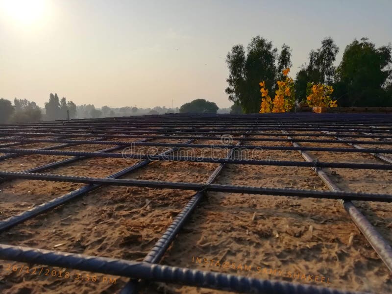 Lentil Roof Construction and Autumn Season Stock Image - Image of ...