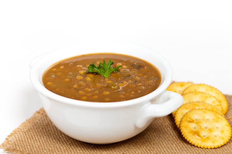 Lentil soup stock photo. Image of dill, diet, meal, vegetable - 36741566