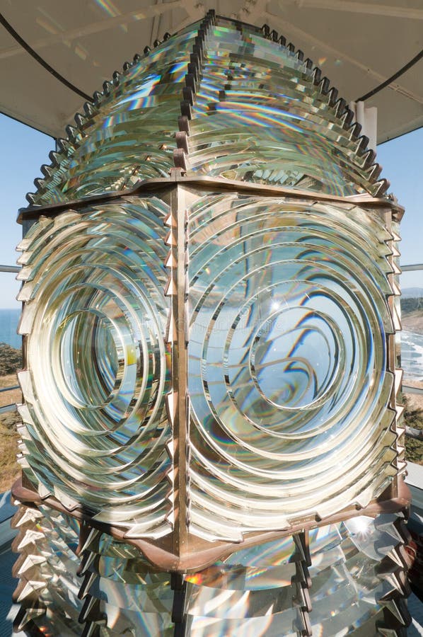 Lentille De Fresnel Dans Le Phare Photo stock - Image du radiophare ...