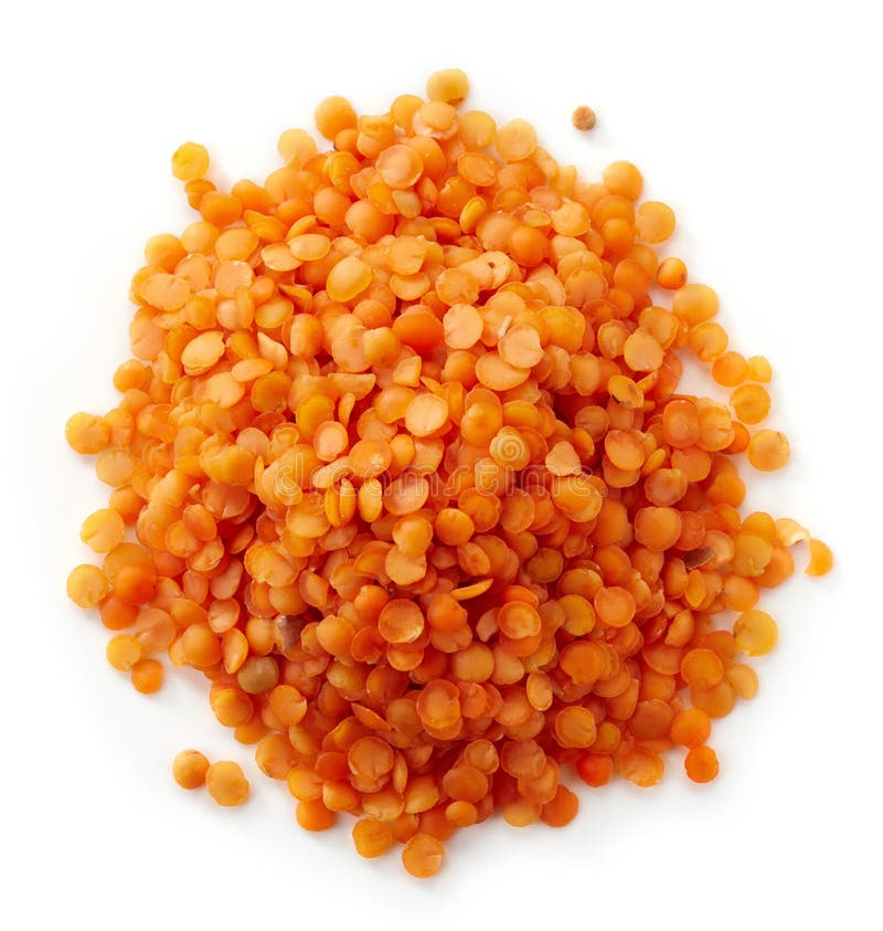 Lentilles Rouges Dans Le Sac De Toile De Jute Photo stock - Image of ...