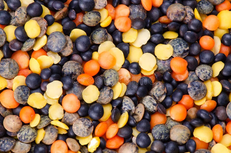 Lentils mix stock photo. Image of eating, corn, closeup - 28309616