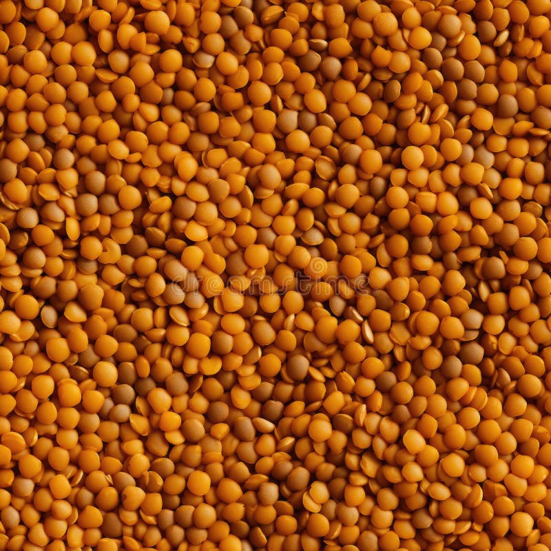 Lentils Pattern Ultra Realistic Stock Illustration - Illustration of ...