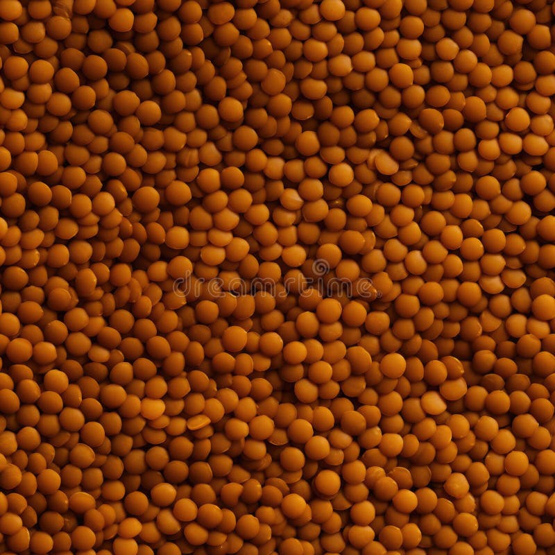 Lentils Pattern Ultra Realistic Stock Illustration - Illustration of ...