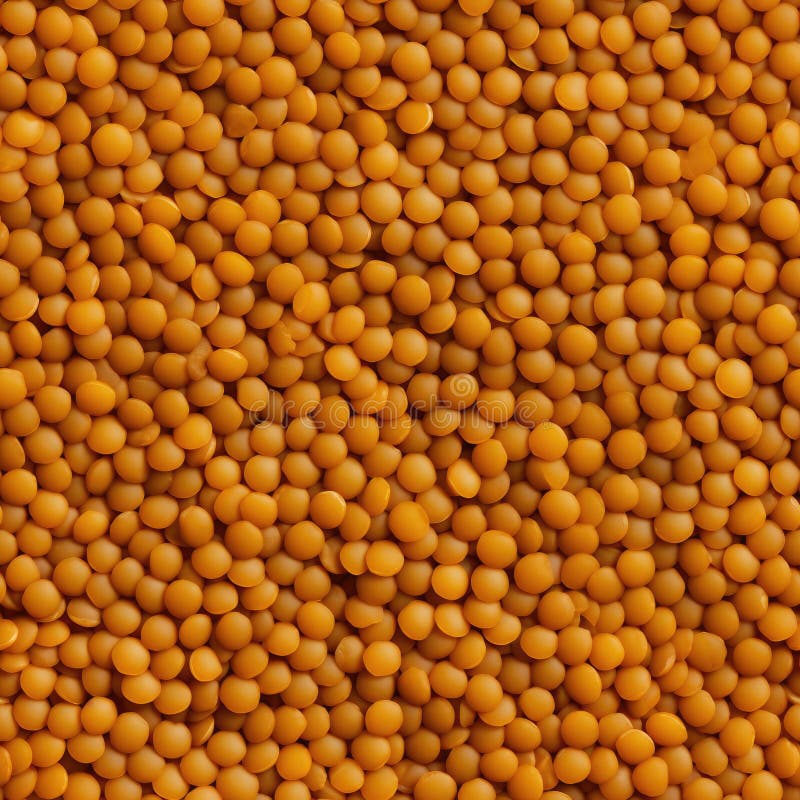 Lentils Pattern Ultra Realistic Stock Illustration - Illustration of ...