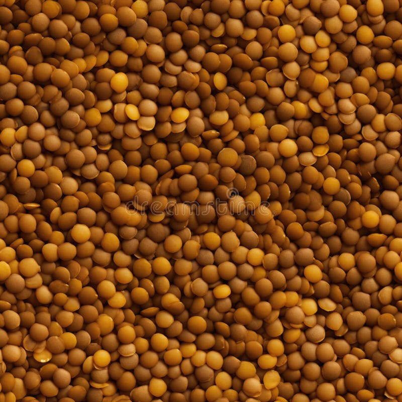 Lentils Pattern Ultra Realistic Stock Illustration - Illustration of ...