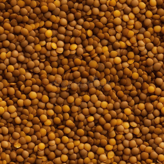 Lentils Pattern Ultra Realistic Stock Illustration - Illustration of ...