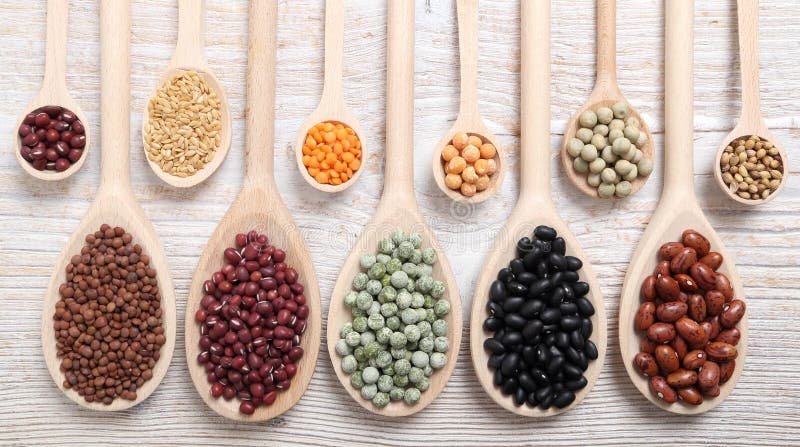 Lentils, peas and beans. stock image. Image of vegetarian - 91342685
