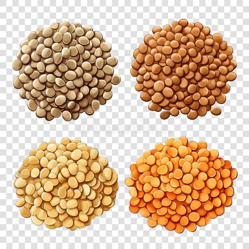 Lentils set illustration stock photo. Illustration of delicious - 341522784