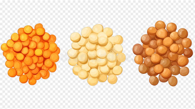 Lentils set illustration stock image. Illustration of graphics - 341522813