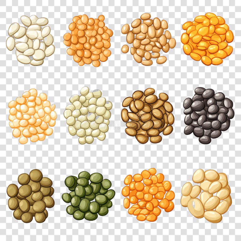 Lentils set stock photo. Illustration of fresh, daal - 341522772