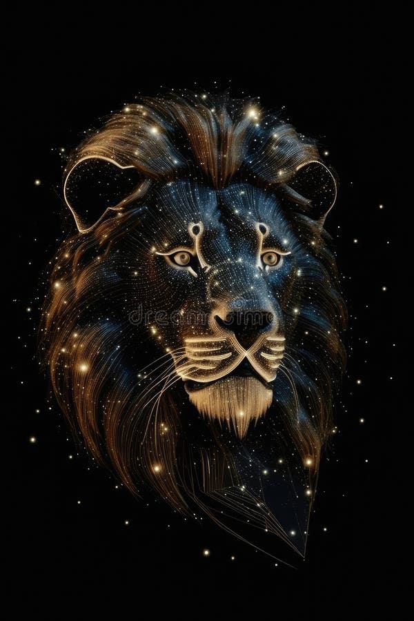 Leo Constellation in the Night Sky. Perfect for Astrology Enthusiasts ...
