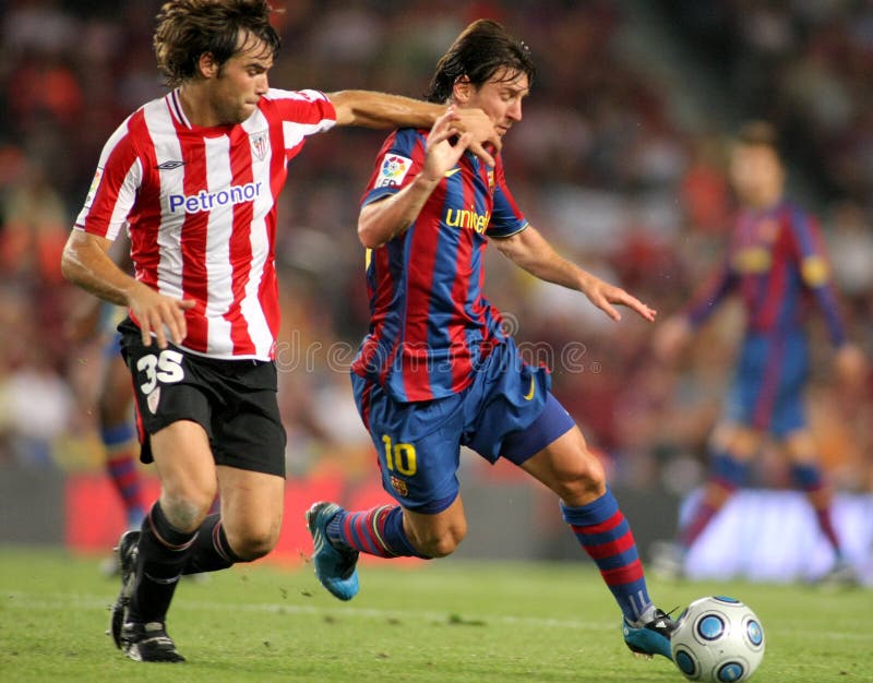 Leo Messi in action editorial photography. Image of spain - 10995282