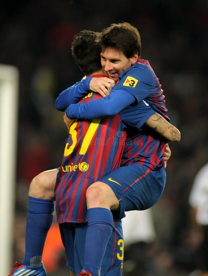 Messi and Fabregas, FC Barcelona Editorial Photography - Image of ...