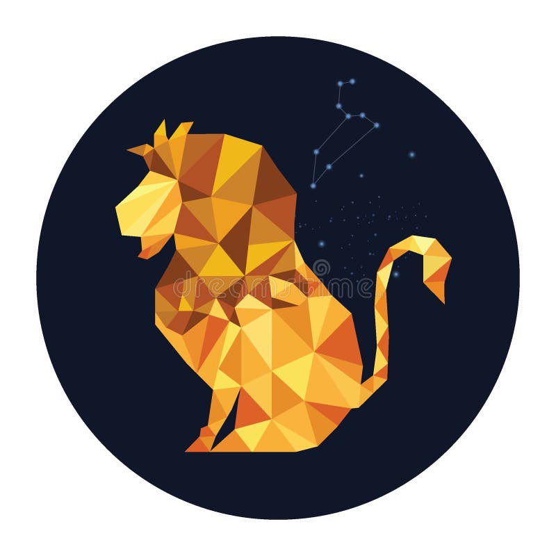 Leo. Vector Illustration Decorative Design Stock Vector - Illustration ...