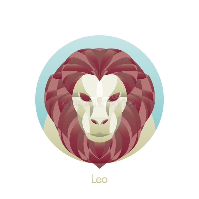 Leo. Vector Illustration Decorative Design Stock Vector - Illustration ...