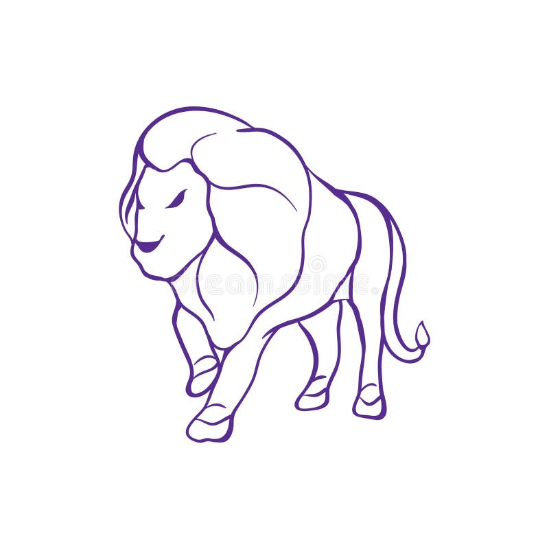 Leo. Vector Illustration Decorative Design Stock Vector - Illustration ...