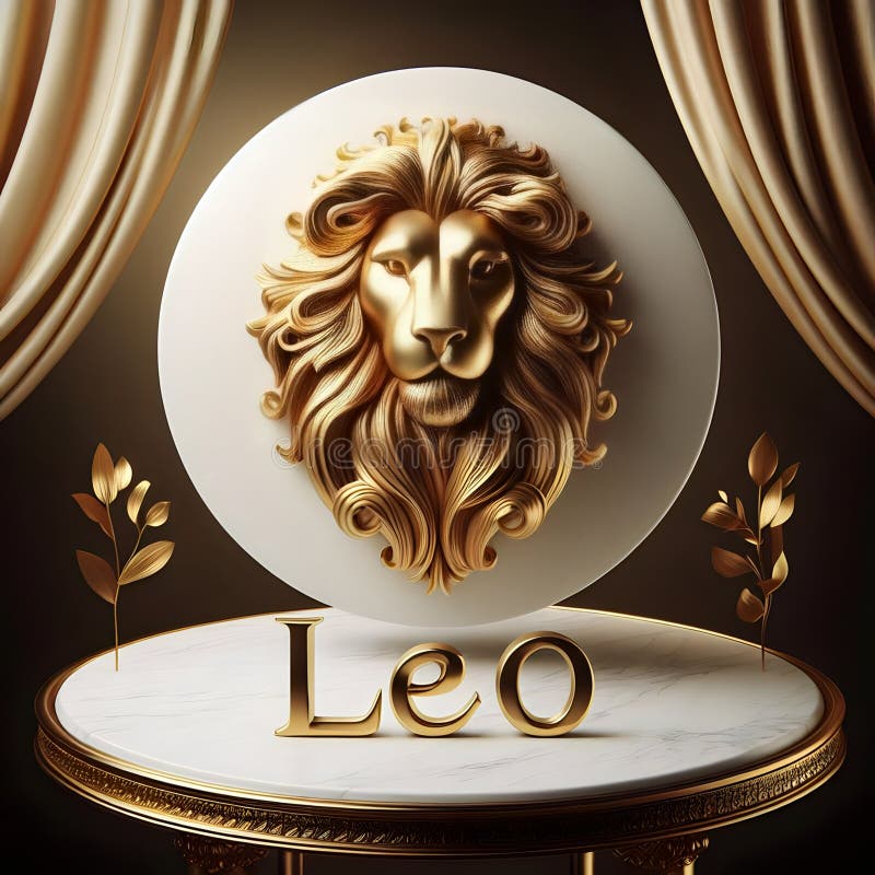 Leo zodiac logo stock illustration. Illustration of logo - 307110043