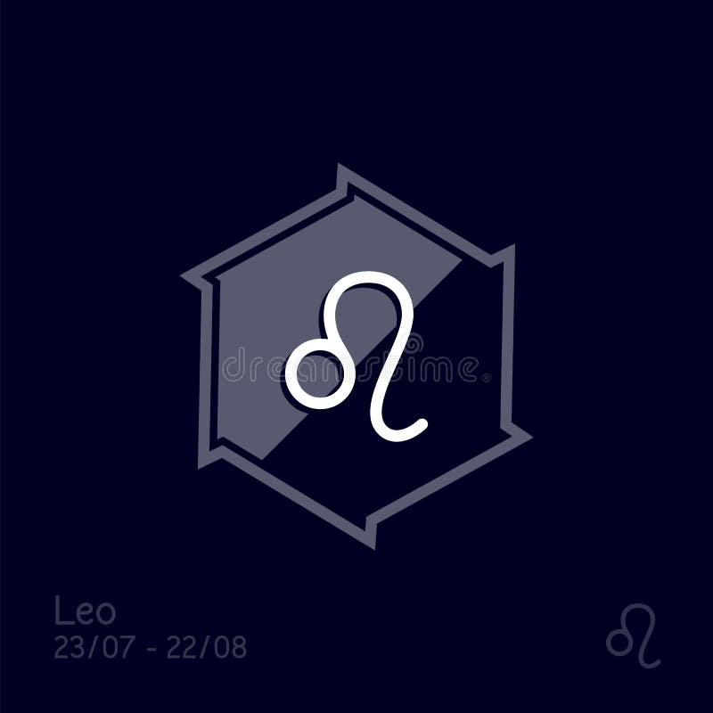 Zodiac Sign Leo Star Symbol Outline Stock Illustrations – 944 Zodiac ...
