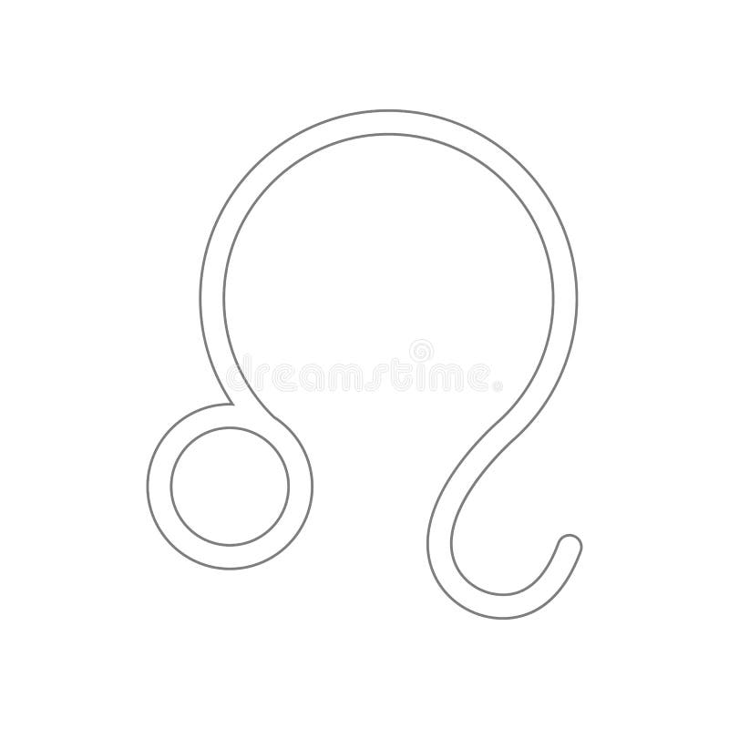 Leo Zodiac Symbol Icon. Element Of Web For Mobile Concept And Web Apps ...