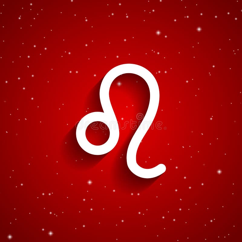 Leo zodiac symbol stock illustration. Illustration of nature - 85059156