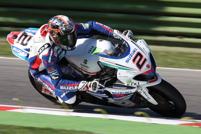 Leon Camier - Suzuki GSX-R 1000 - Crescent Editorial Photo - Image of ...