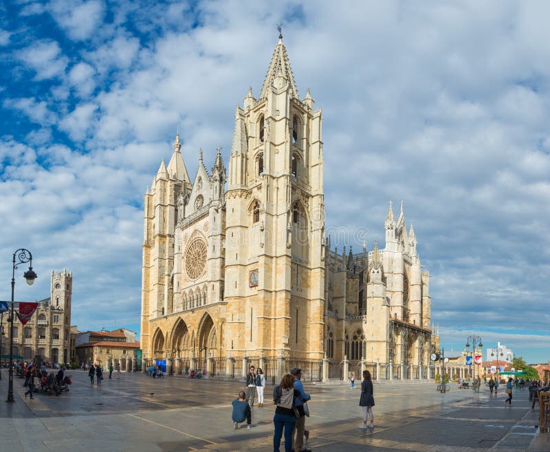 Leon Cathedral editorial photo. Image of historic, history - 78451111