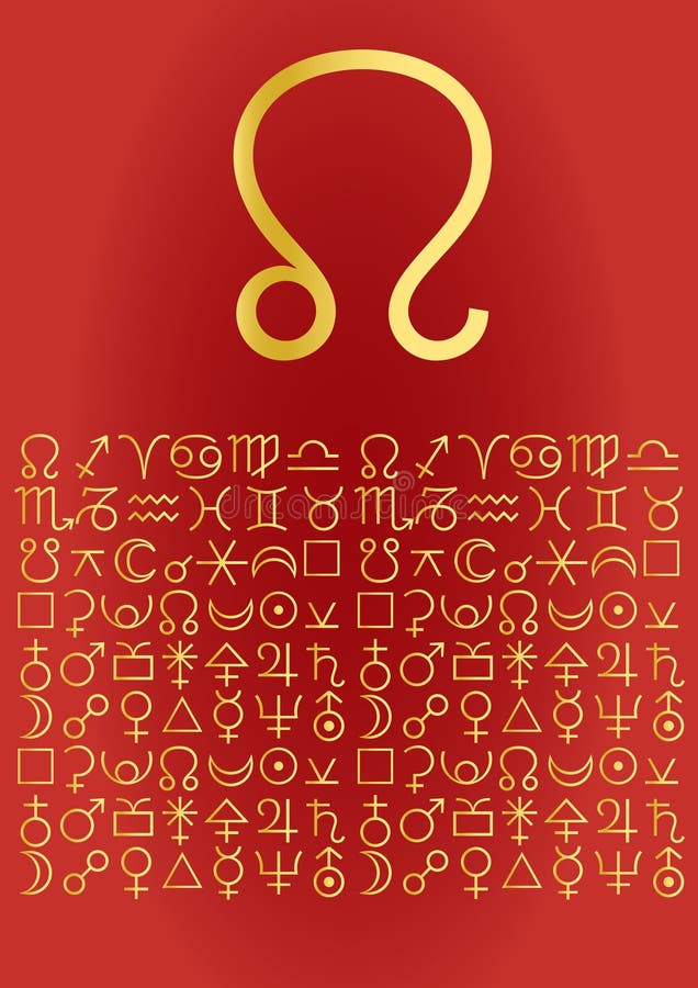 Leon Zodiac stock illustration. Illustration of childhood - 449932