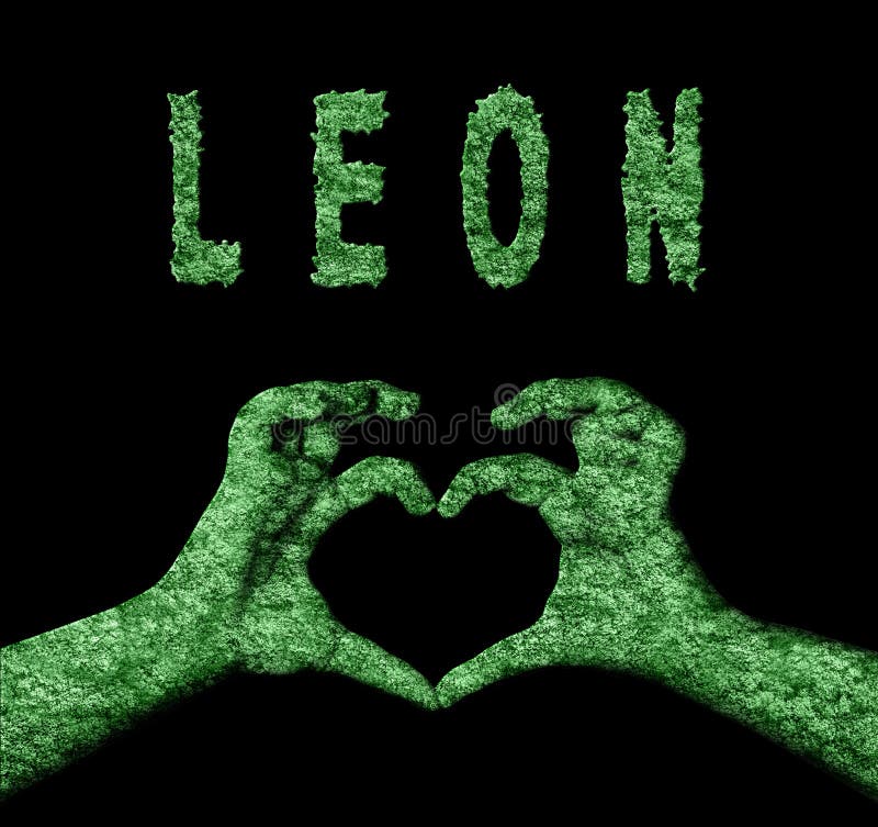 Leon Heart Hands Nature stock illustration. Illustration of ecology ...