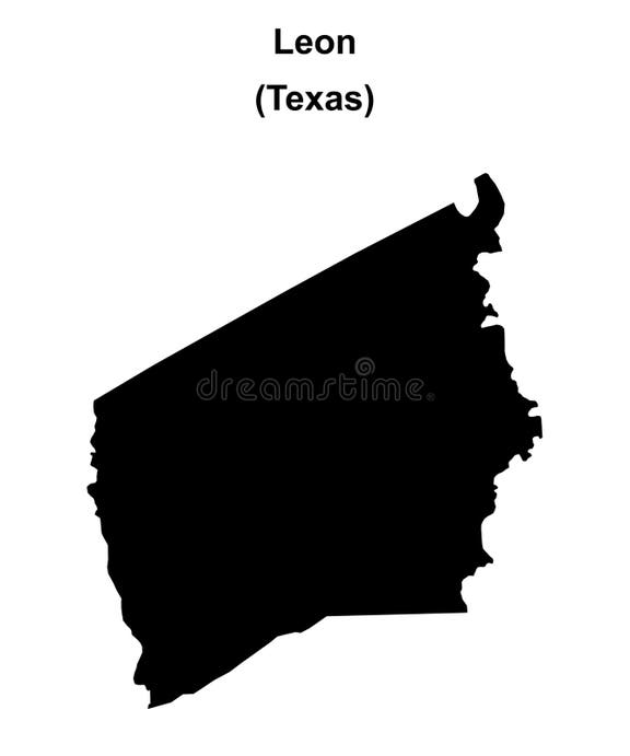 Leon outline map stock vector. Illustration of template - 361792672