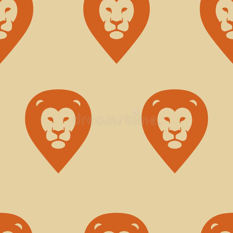 Leon_pattern stock vector. Illustration of design, cartoon - 111662925