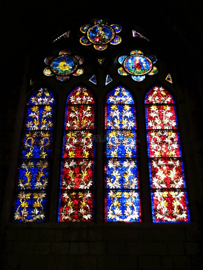 Leon window editorial image. Image of flowers, glass - 37621530