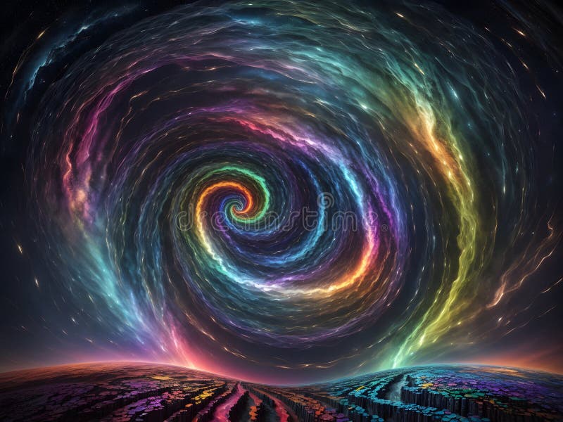 Leonardo Ai Generated Reality Warp Stock Illustration - Illustration of ...