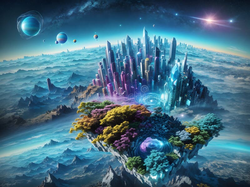 Leonardo Ai Generated Reality Warp Stock Illustration - Illustration of ...