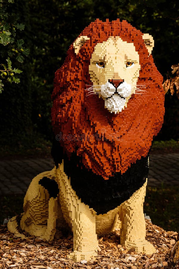 Lego Lion immagine stock editoriale. Immagine di denver - 78844679